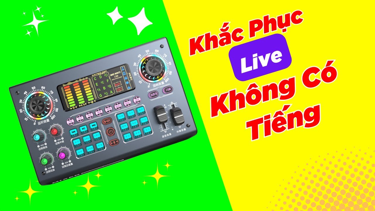 Hướng Dẫn Thu Âm Livestream Có Âm Thanh Trên Sound Card C100 - YouTube