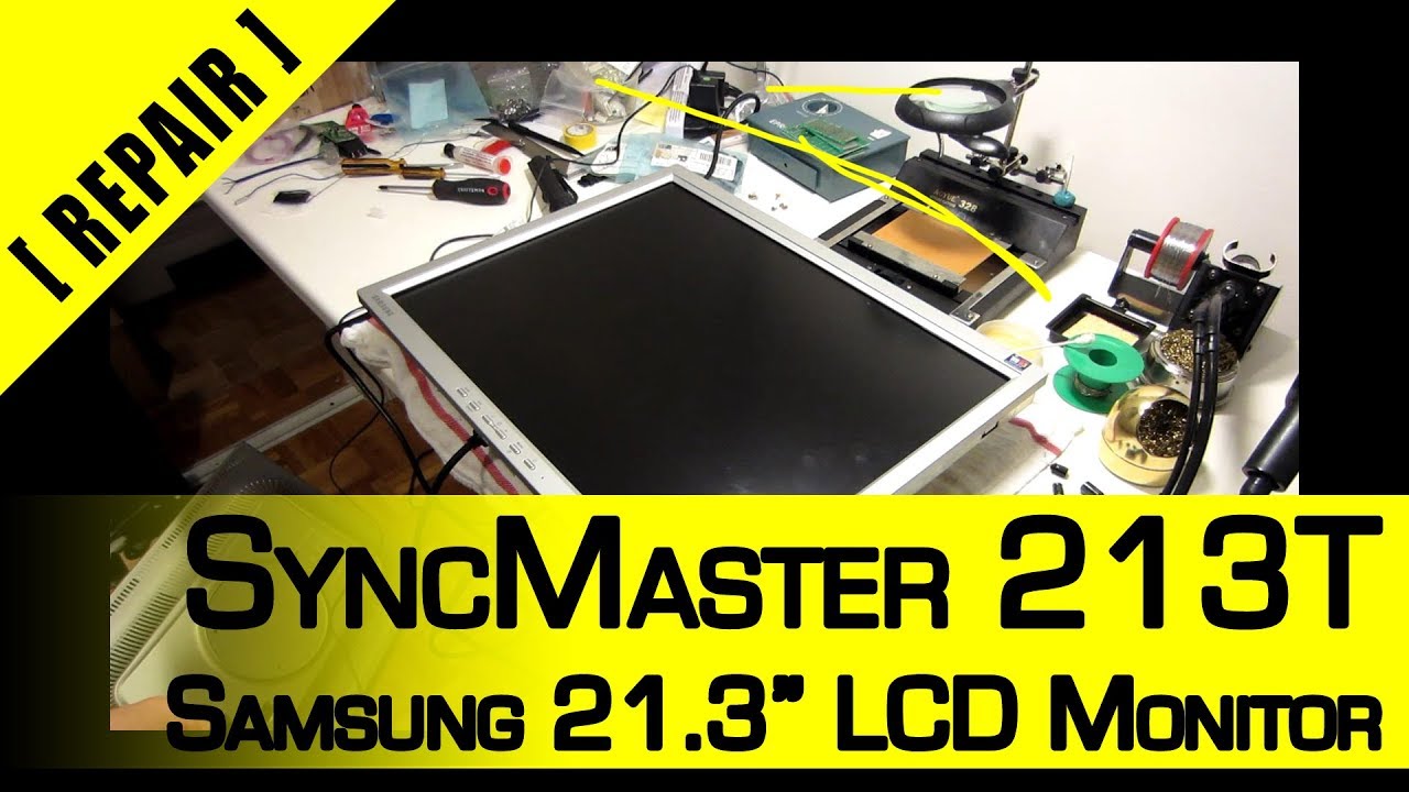 [Attempting Repairs] Samsung SyncMaster 213T - Part 1 - YouTube