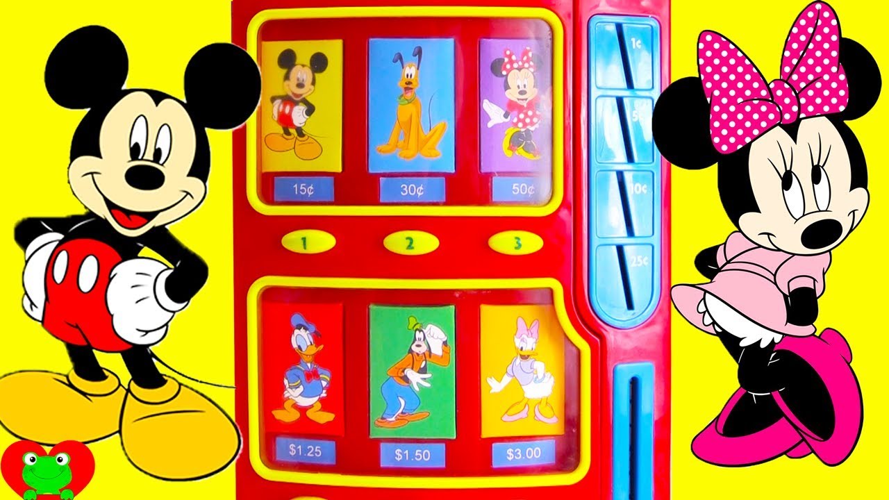 Mickey Mouse Club House Friends Vending Machine Surprises - YouTube