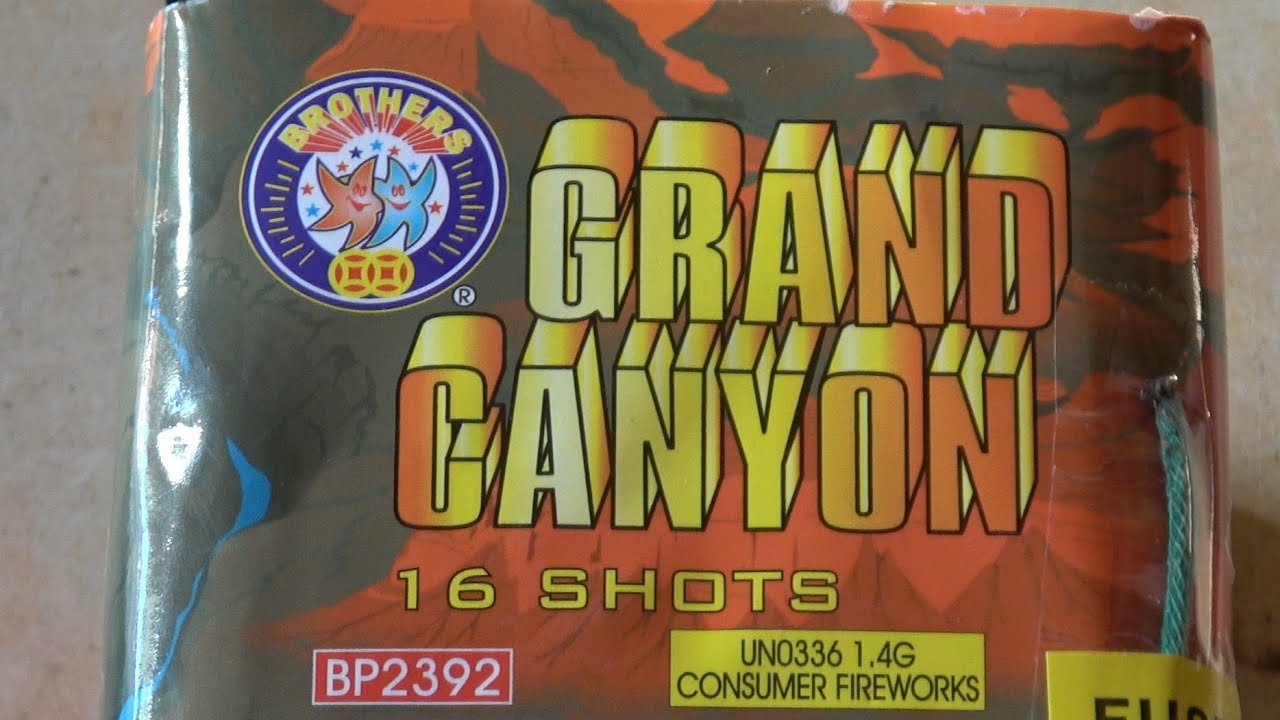 Grand Canyon 16 shot 200g cake by Brothers - YouTube