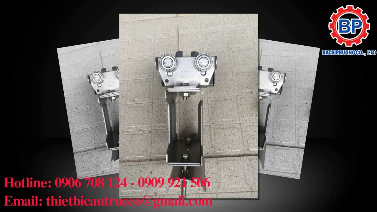 Ray máng C INOX 304, ray C cầu trục Inox, con trượt cáp Inox 304 - YouTube
