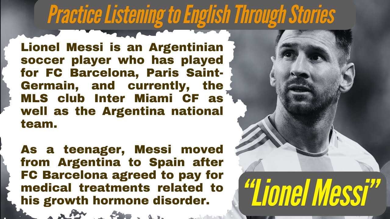 Listening practice - Messi - YouTube