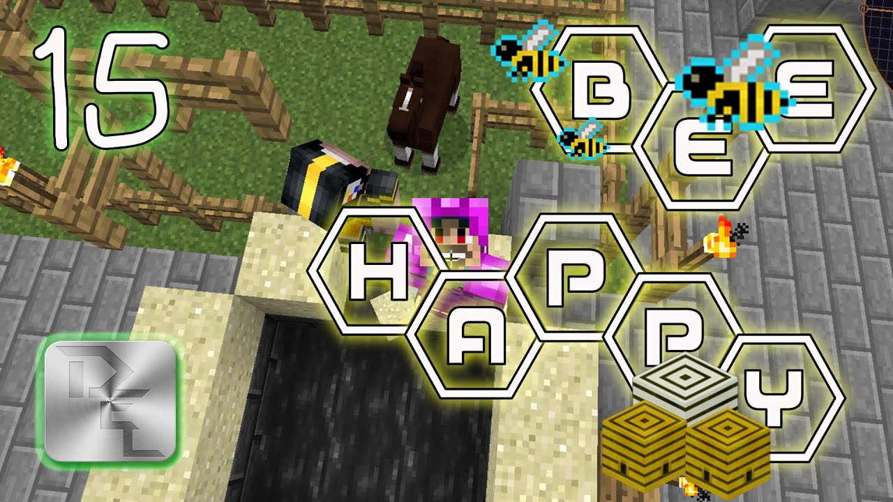 Minecraft Mod Pack Bee Happy - Episode 15 - Glue - YouTube