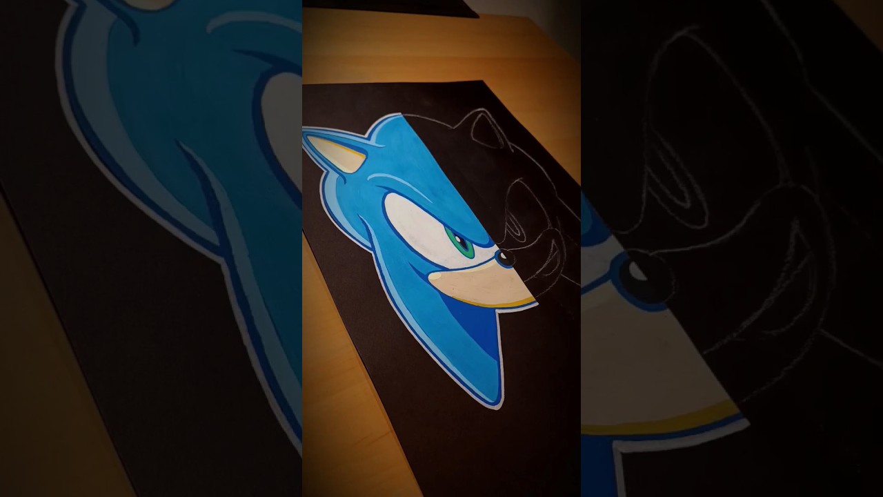 Sonic the Hedgehog 2 styles, POSCA side. #posca #artist #poscapens # ...