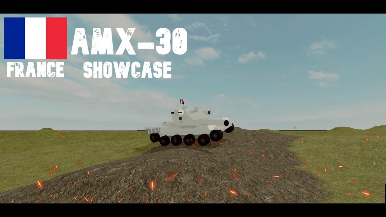 Roblox Plane Crazy AMX-30 France Tank Showcase - YouTube