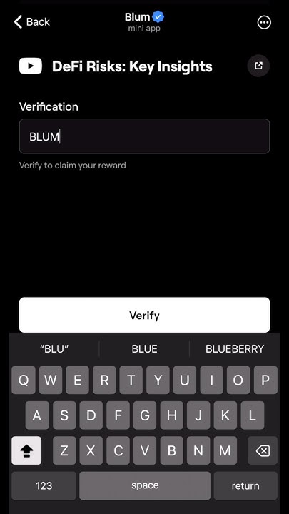 DeFi Risks: Key Insights Blum Code #new - YouTube