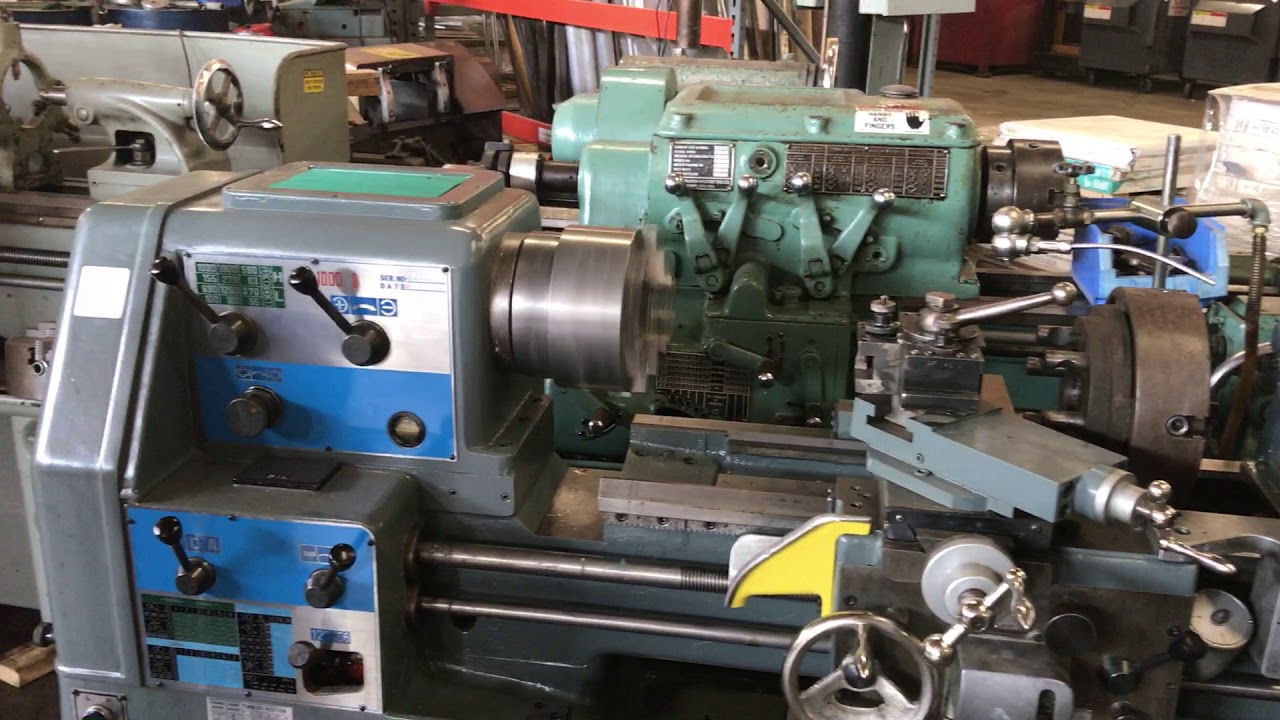 Takisawa 14" x 40" Toolroom Lathe, Spindle Video - YouTube