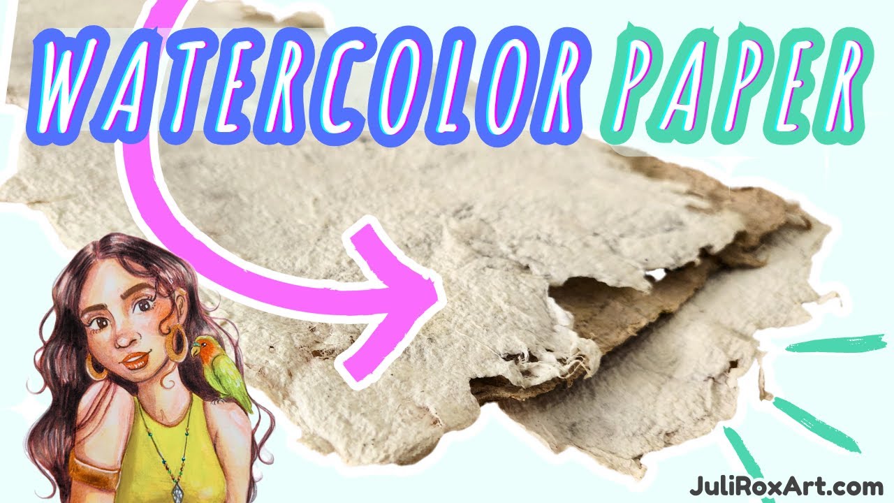 HOMEMADE Watercolor Paper ~ 3 years later *update* - YouTube