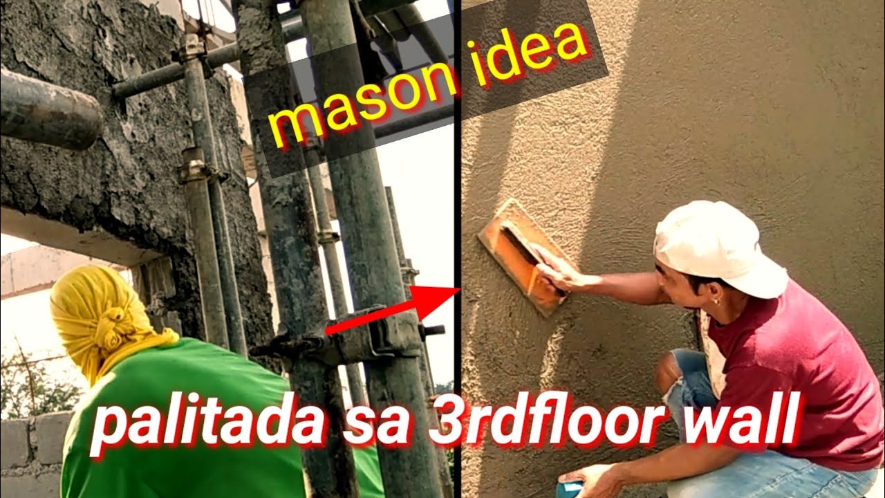 palitada sa 3rdfloor wall - YouTube