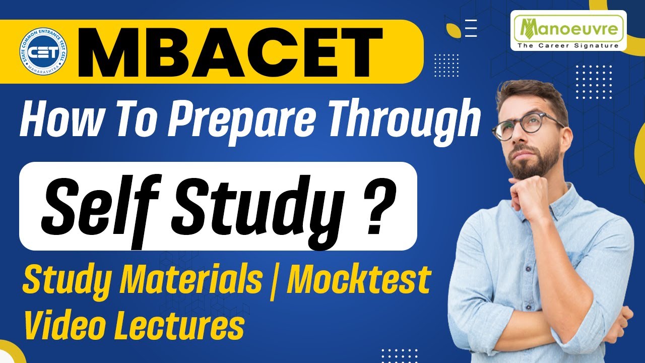 MBA CET 2023 | How to Prepare Through Self Study | Best Self Study ...