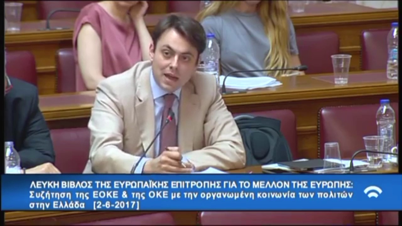 Γιώργος Παπαδόπουλος Τοποθέτηση επί της Λευκής Βίβλου της Ευρ Επιτροπής ...