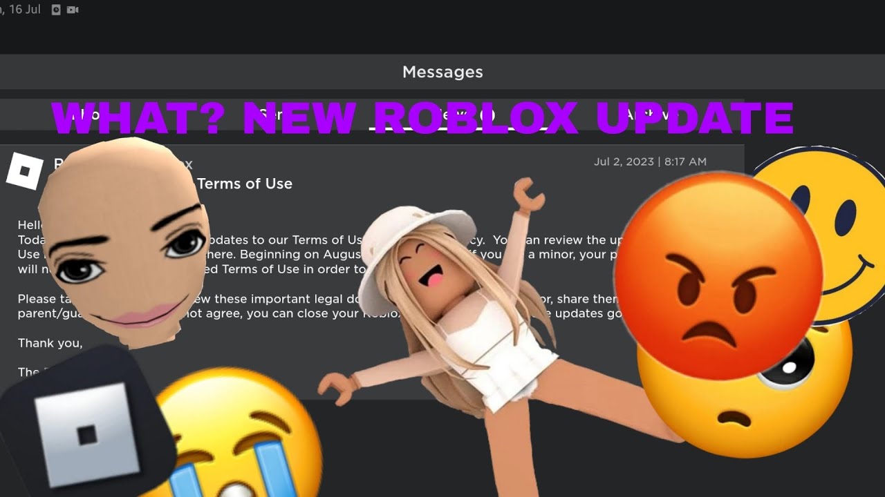 NEW roblox update? - YouTube