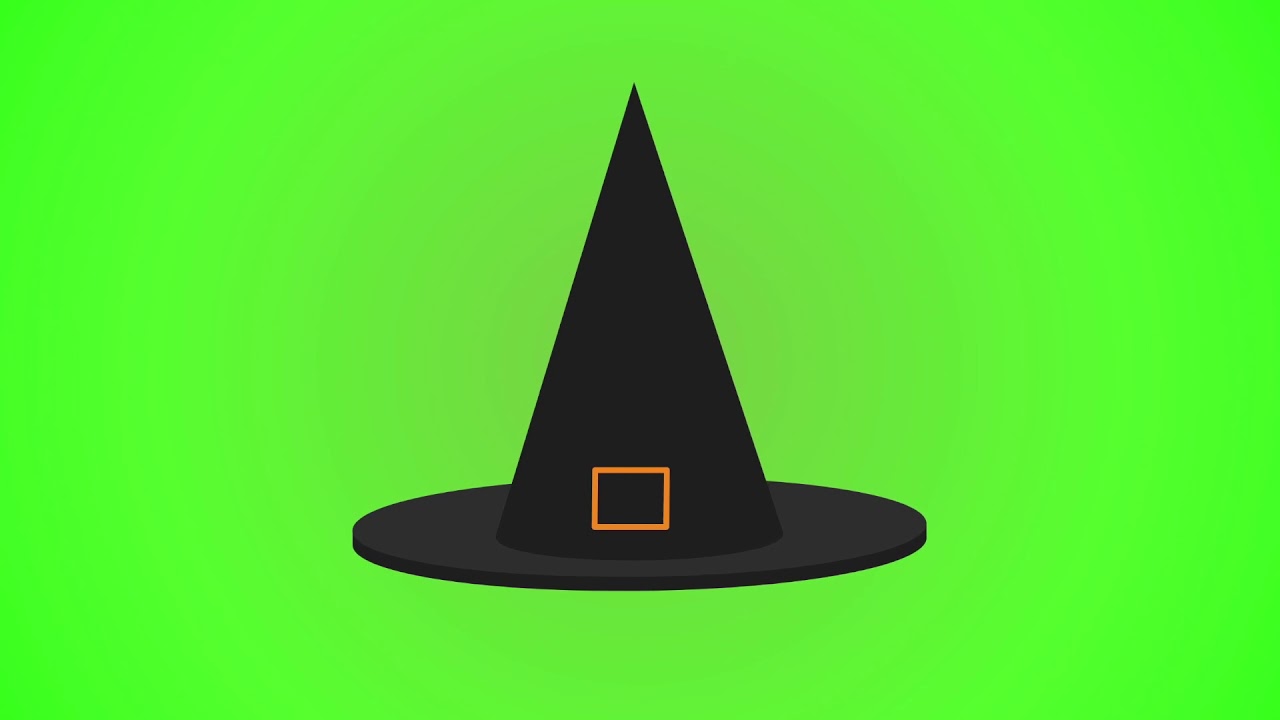 Witchy Hat Green Screen Effects - YouTube