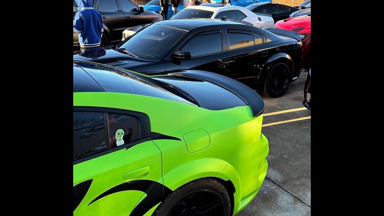 HELLCAT CAR MEET AT A MANSION IN ATL!!! - YouTube