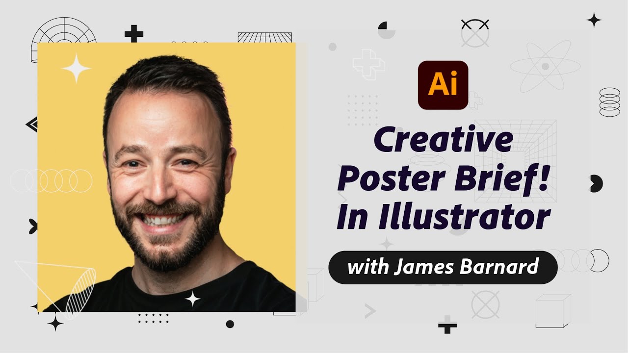Creative Poster Brief in Illustrator with James Barnard - YouTube
