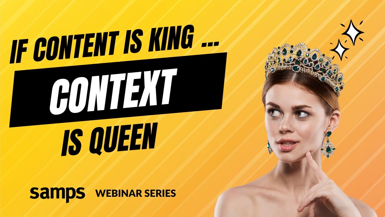 In Scientific Marketing, If Content Is King, Context Is Queen! - YouTube
