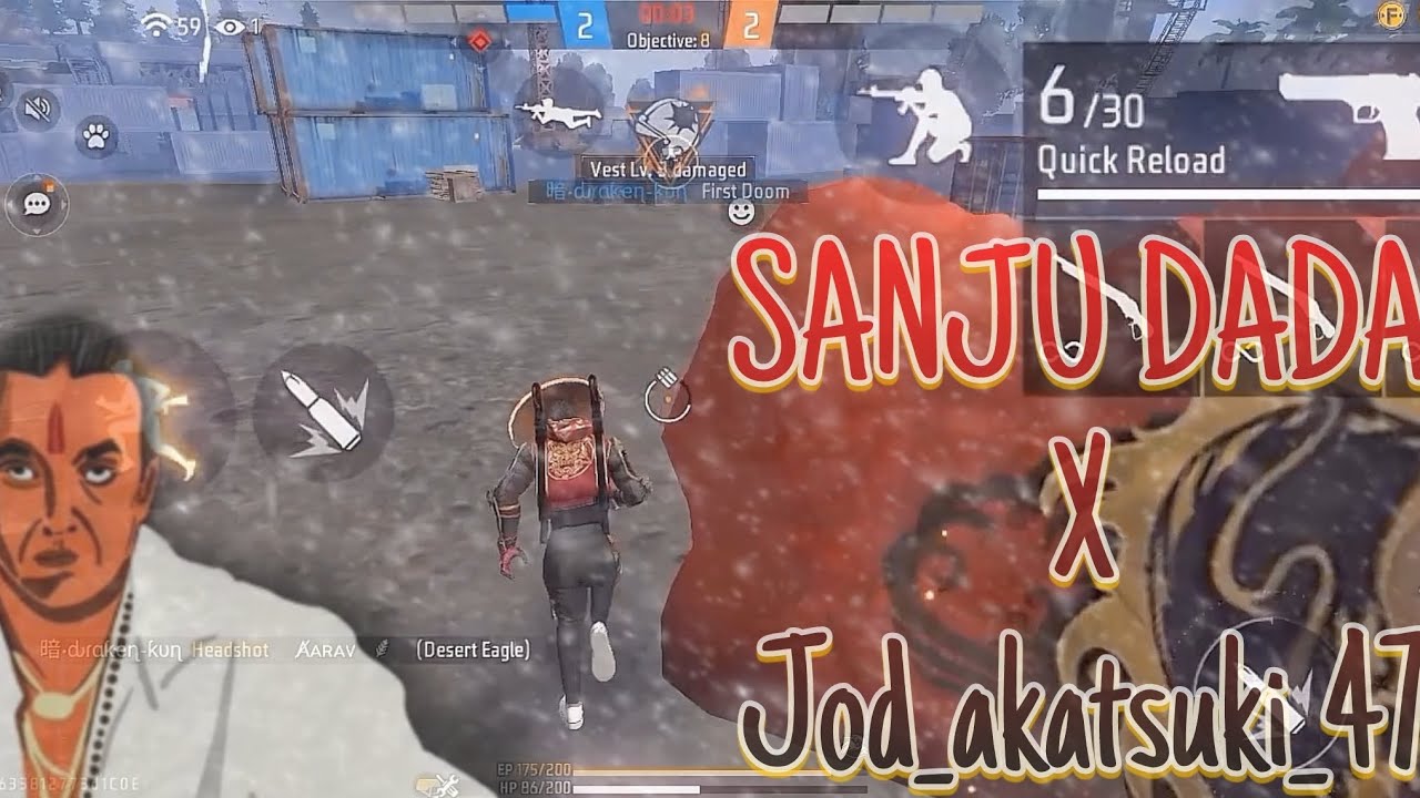🔥SANJU DADA🔥X⚡@Jod_akatsuki_47 ⚡ #montage #freefiremontageeditvideo#youtube #youtubetrending ...