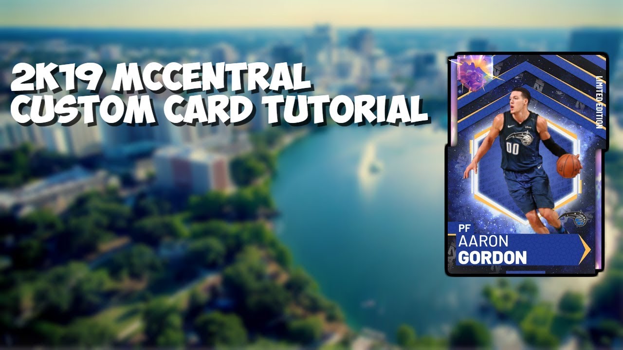 2K19 Custom Card Tutorial - YouTube