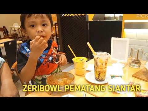 PERTAMA KALI MAKAN DI ZERIBOWL DI PEMATANG SIANTAR || TRY EATING ...