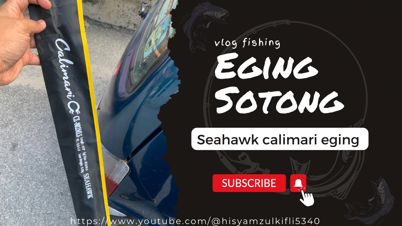 Seahawk Calimari 8kaki utk eging landbase - YouTube