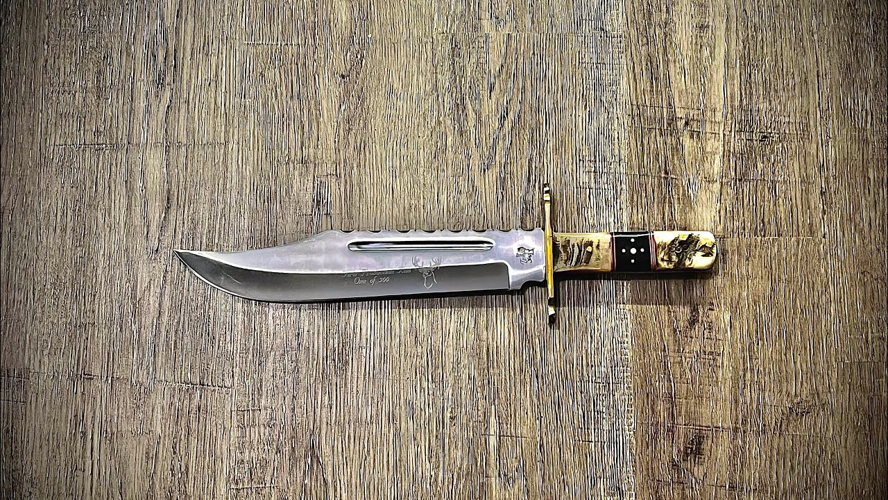 My Trophy Stag Bowie Knives - YouTube
