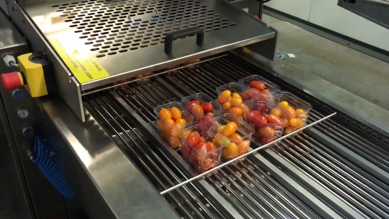 Tomatoes topseal packaging Vitensa - YouTube