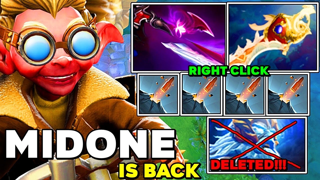 Midone SNAPFIRE is Fire on MIDLANE Full Carry Right Click Build - Dota ...