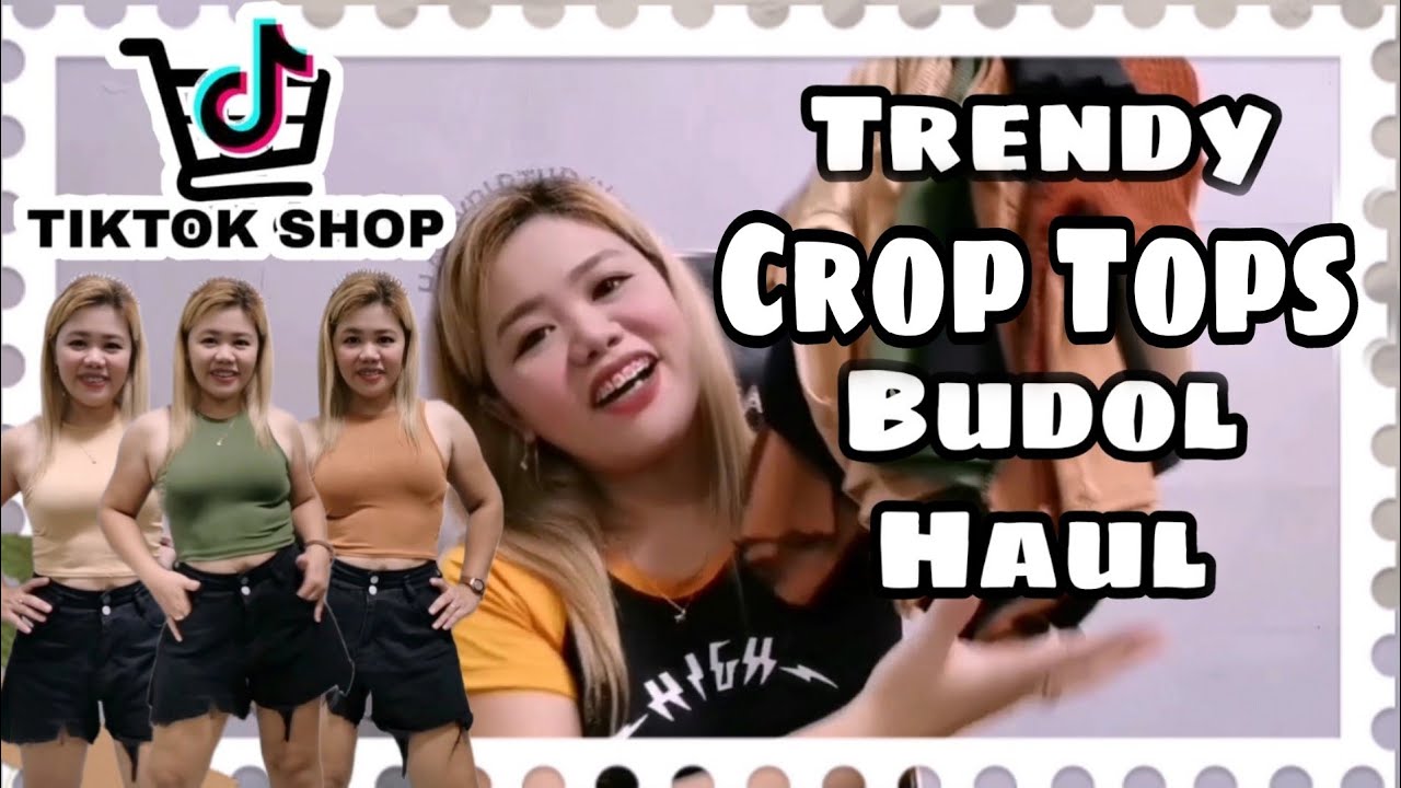 CROP TOPS TRY-ON HAUL TIKTOKSHOP BUDOL! - YouTube