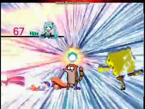 TMF MUGEN REQUEST #51 team spongebob VS team mai