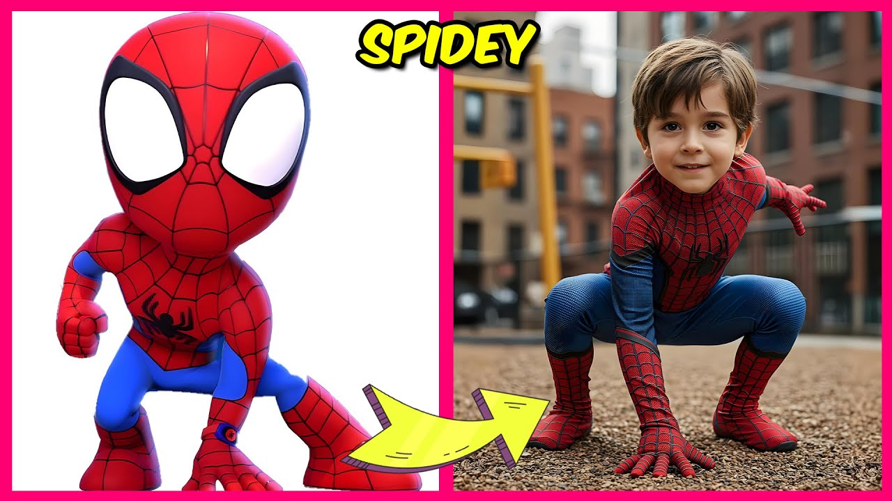 🕷️How Marvel's Spidey Characters Look In Real Life + Their Favorites ...