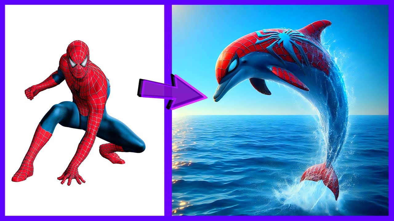AVENGERS But DOLPHINS 🐬 VENGERS🔥 All Characters (marvel & DC) 2025💥 ...