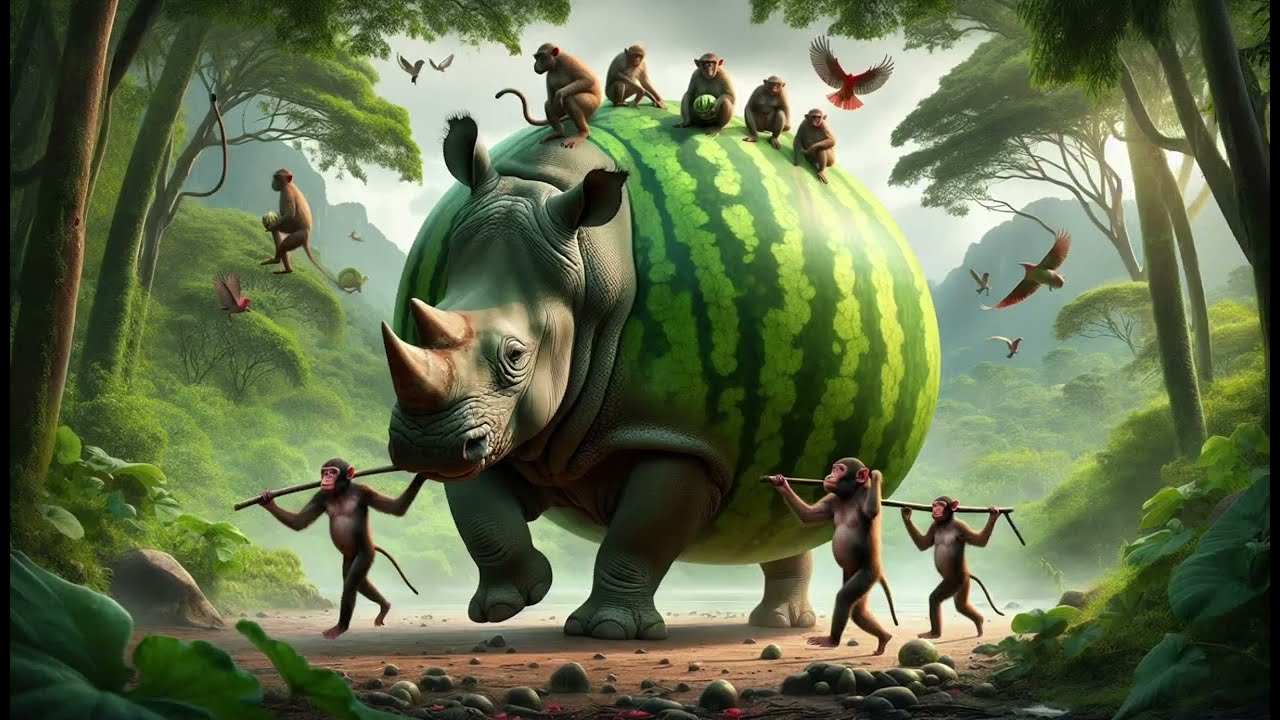 Rhinoceros Rufu and the Enchanted Watermelon - YouTube