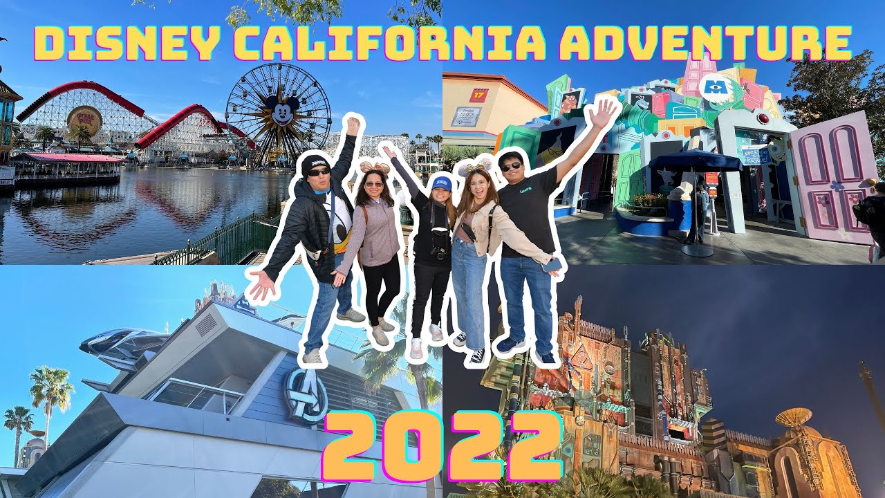 Disney California Adventure Park 2022 | Rides and walking tour | VLOG - YouTube