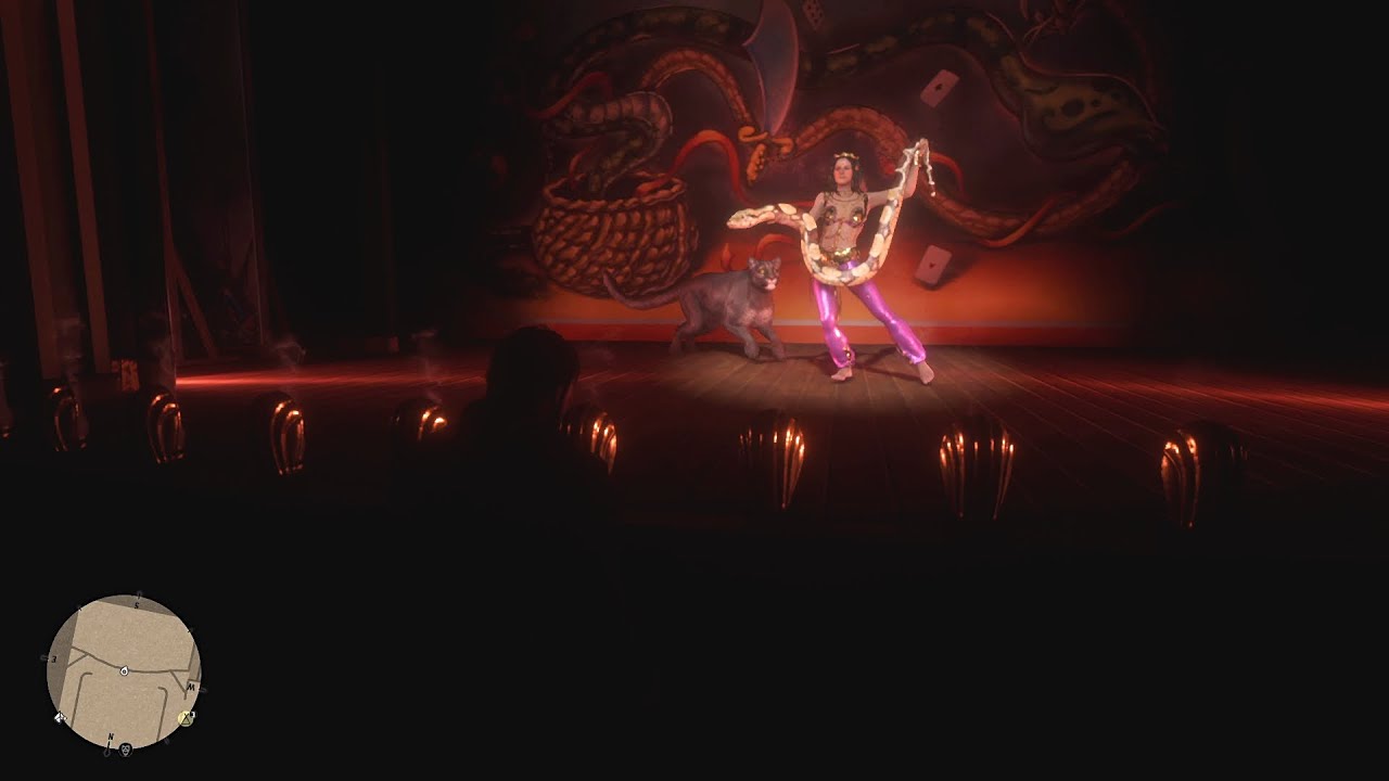 RDR2 - Cougar ruins Mysterious Maya's performance - YouTube