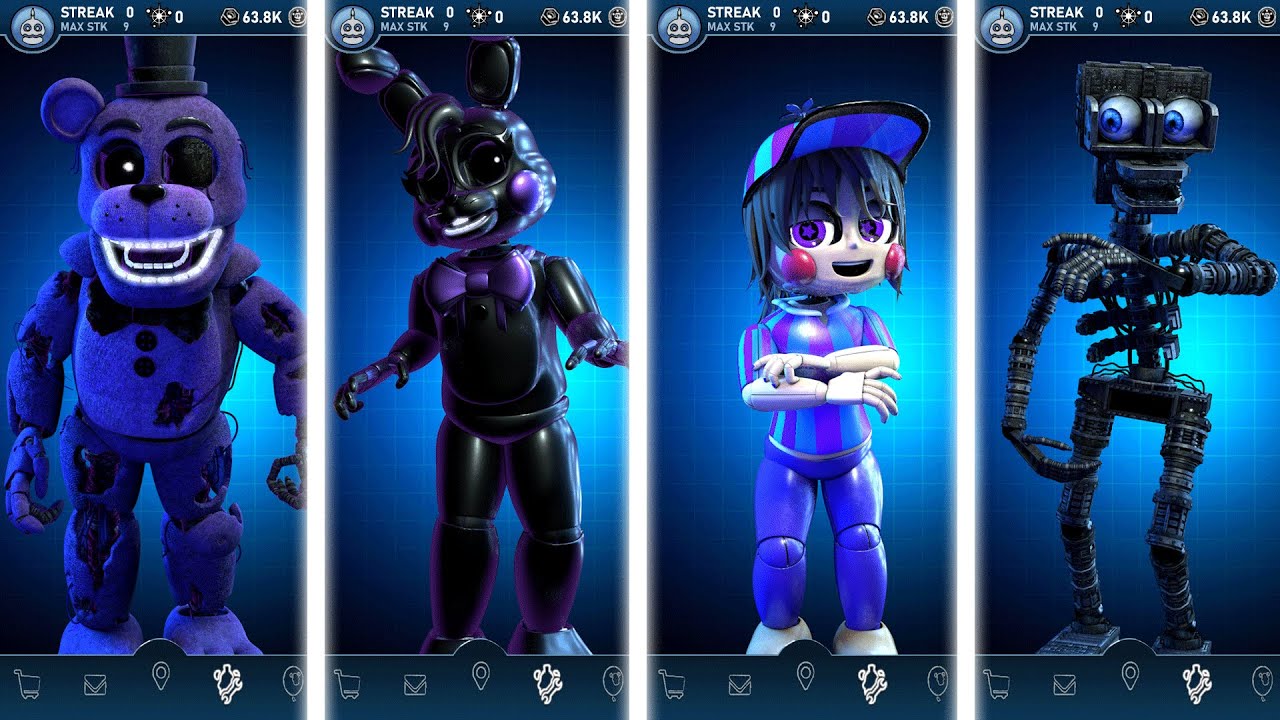 FNAF AR Mini Rarest Animatronics Jumpscare & Workshop Animations - YouTube