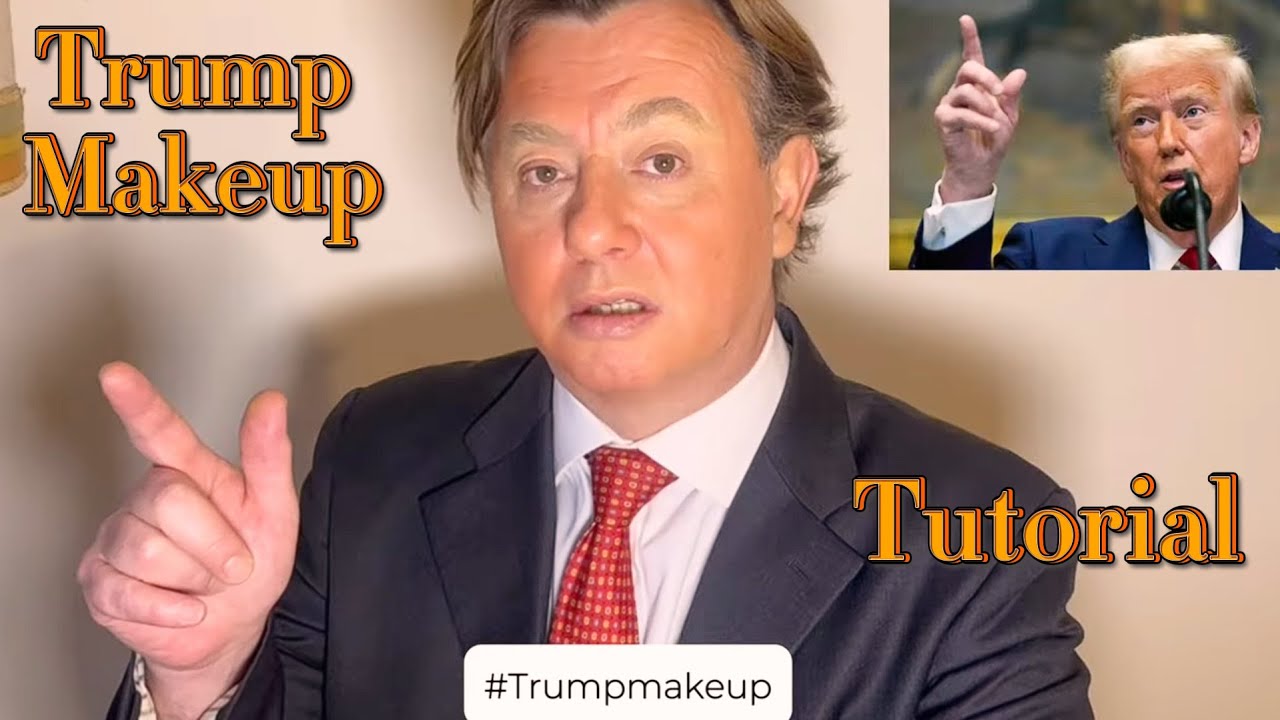 🟠 MAGA Makeup Tutorial! The Trump ORANGE Man Look! 💄🇺🇸 - YouTube