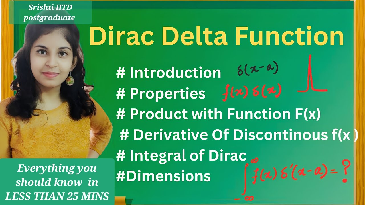 EVERYTHING YOU NEED TO KNOW ABOUT DIRAC DELTA FUNCTION, Dirac Delta ...