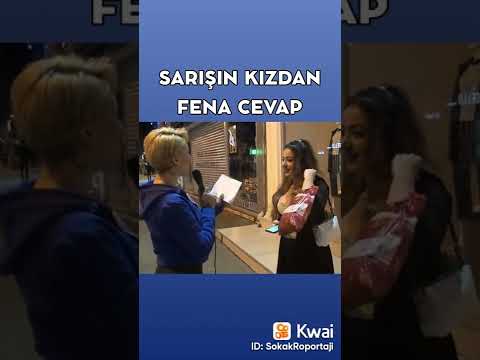 sarışın fena cevap