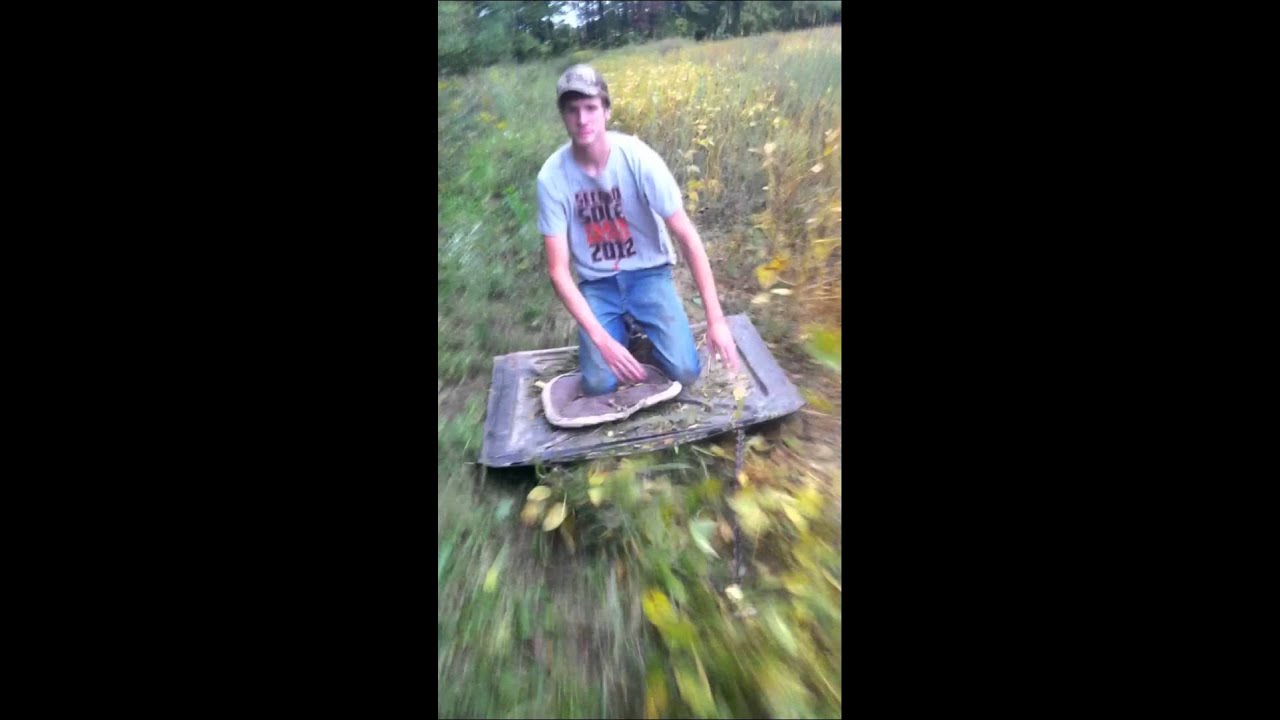 Homemade Redneck Summer Sled♥ - YouTube
