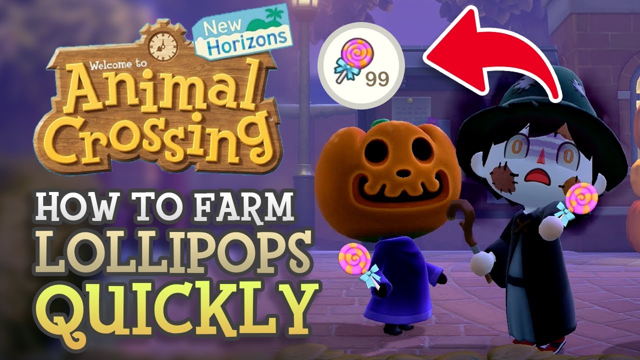 How To FARM LOLLIPOPS (& Get More CANDY) in Animal Crossing New ...