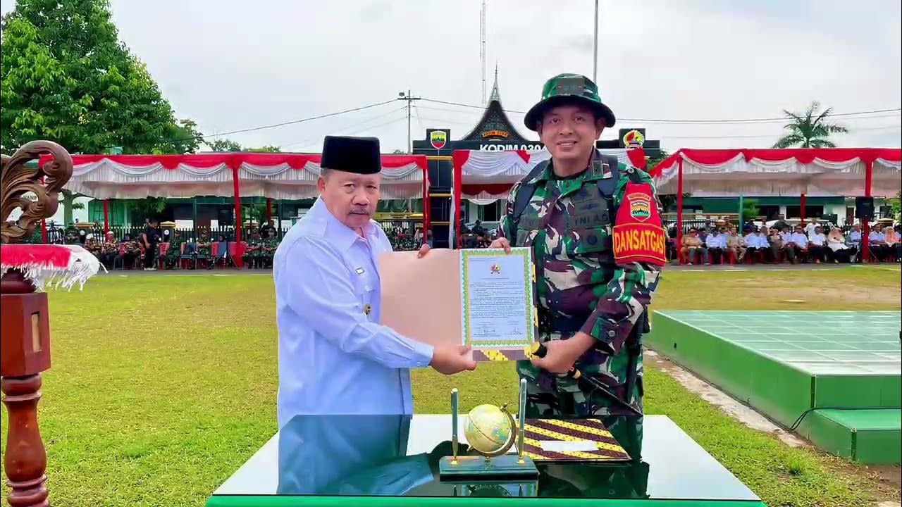 Kodim 0304/Agam Gelar Upacara Pembukaan TMMD Yang Ke-123 TA. 2025 Di Wilayah Kodim 0304/Agam ...