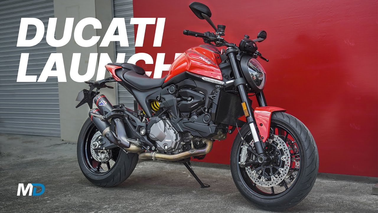 Ducati Monster 937, Supersport 950 and Panigale SP Launch - Behind a ...