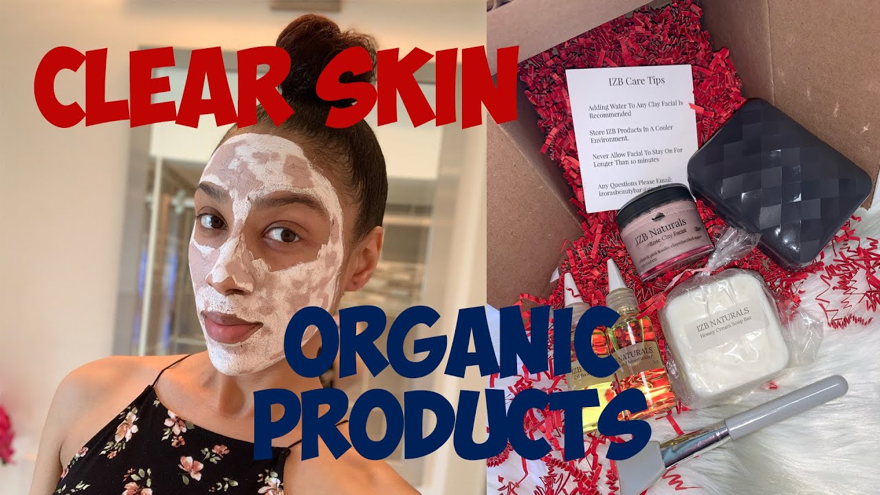 Organic Clear Skin Care Routine | IZB Spa Bundle (Unboxing) - YouTube
