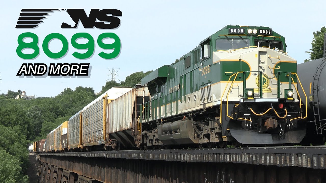Chasing Norfolk Southern 8099 Heritage Unit and More - Railfanning ...