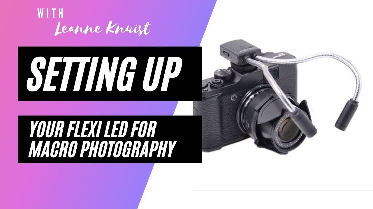 JJC Flexi-LED Macro Arm Lights for Compact Cameras (LED-2M) - YouTube