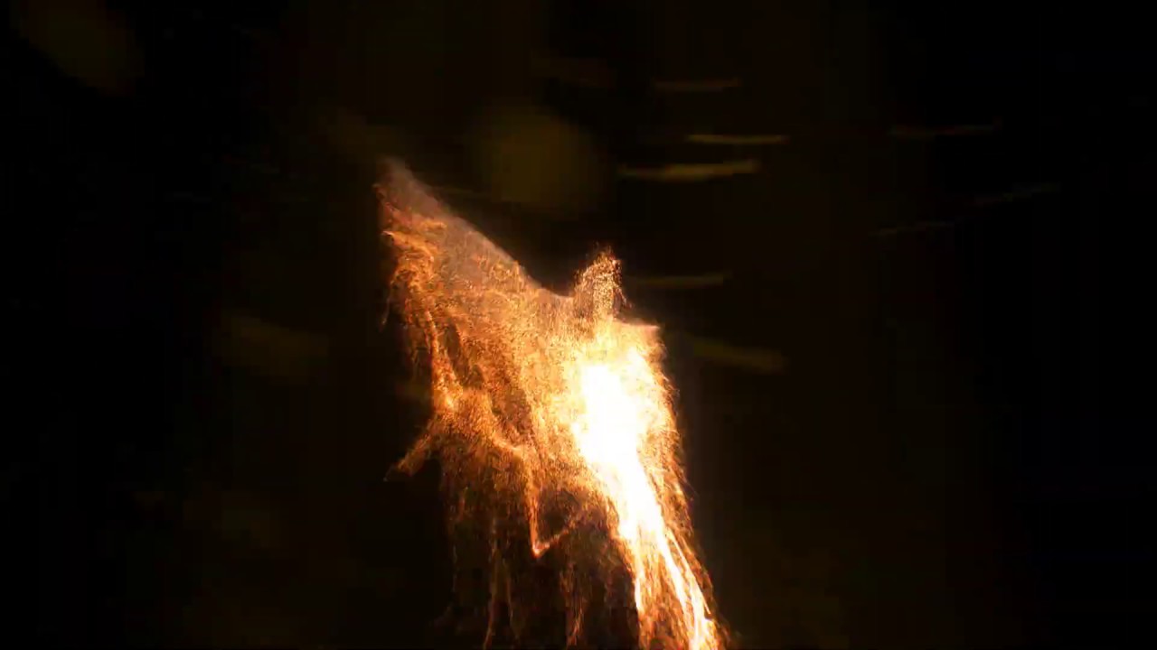 2941 c1 - Phoenix Bird fire particle Logo Reveal cinematic epic ...