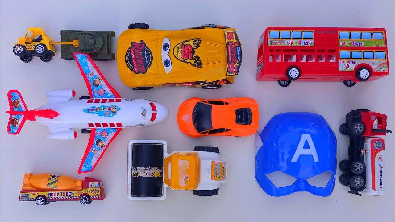 Mencari Mainan Teng Tempur,Lamborghini,Pesawat,topeng Capten,Truck ...