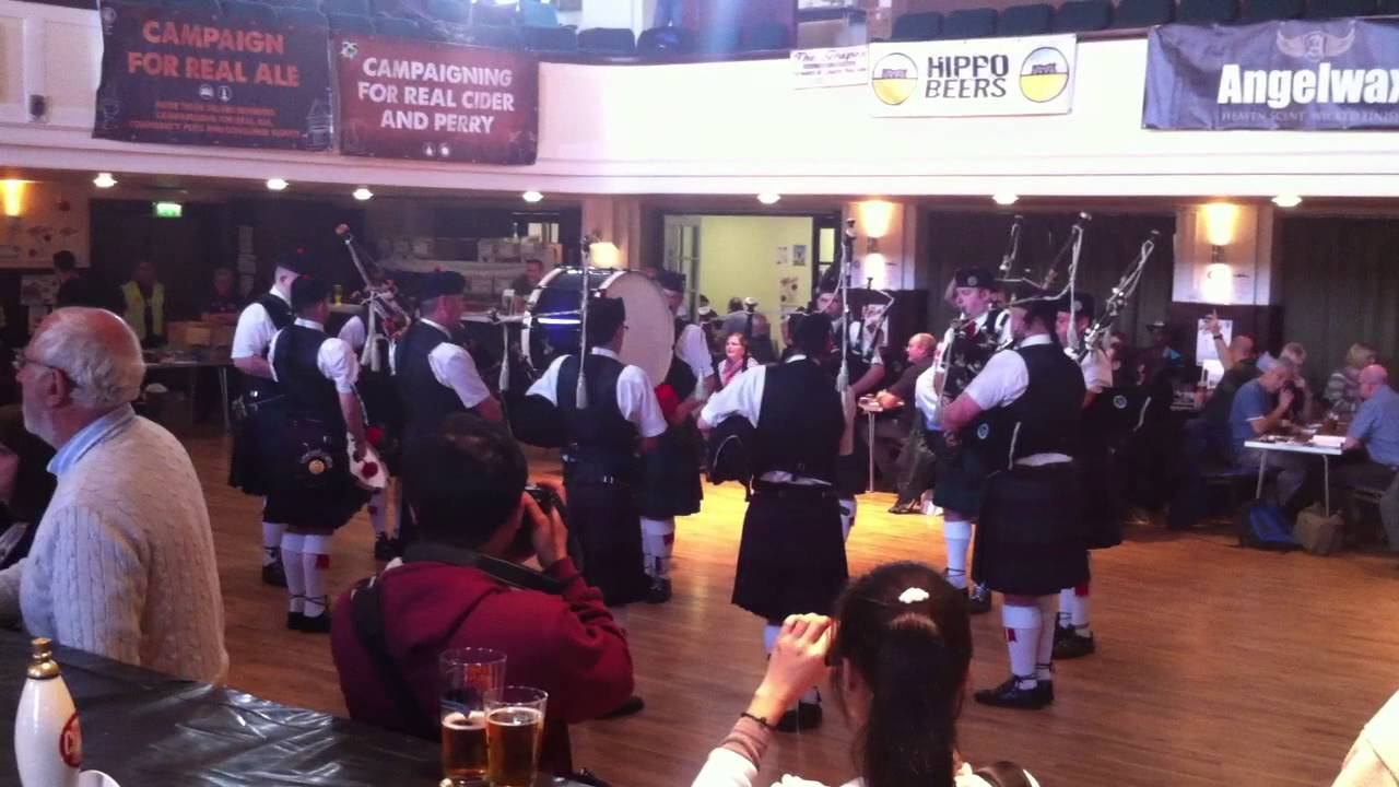 Troon Blackrock Pipe Band @ Troon Beer Festival 2013 - YouTube