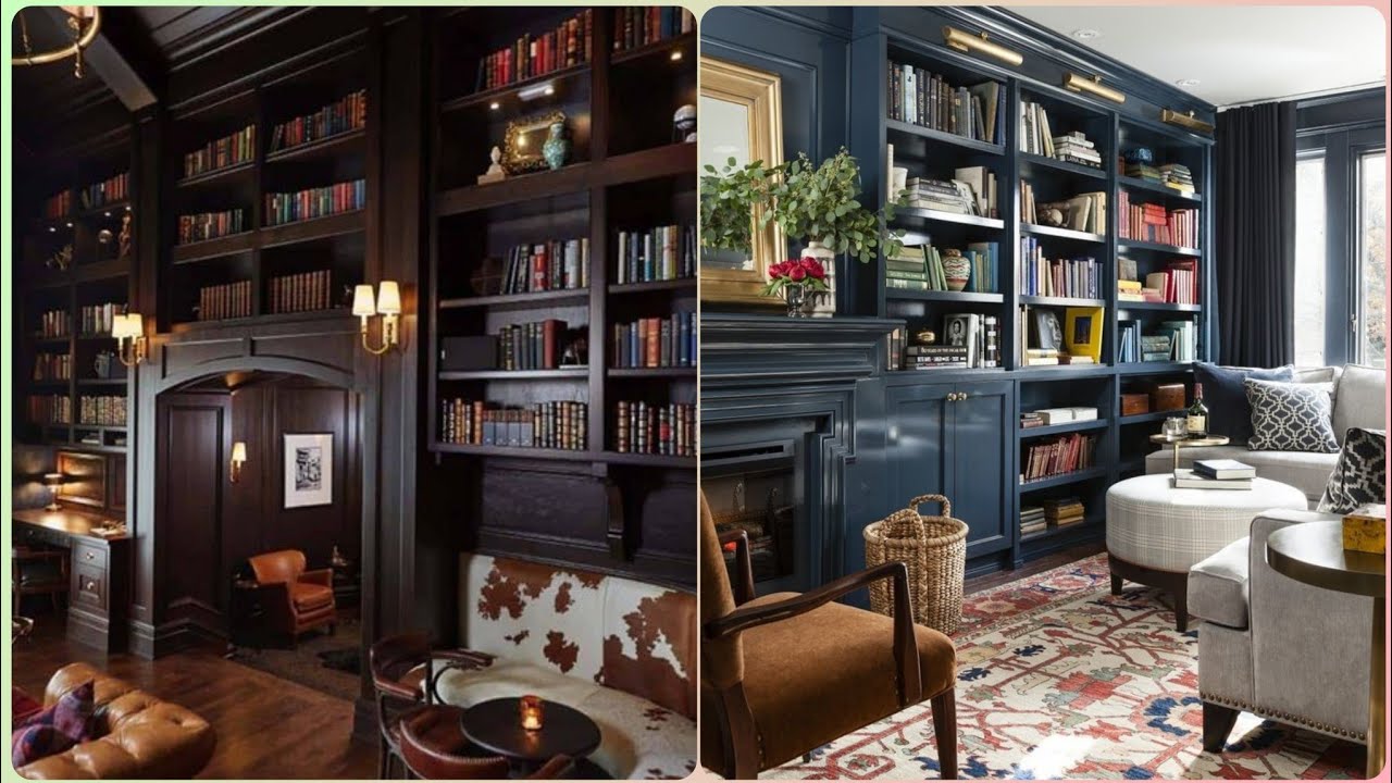 Beautiful Library Room Designs And Ideas For Home||Amazing Decoration ...