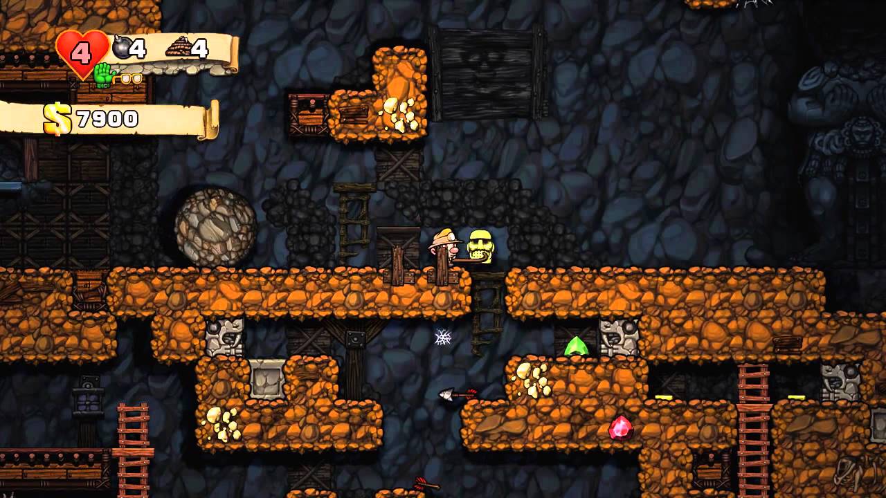 Let's Play: Spelunky - Episode 01 - Safety First! - YouTube